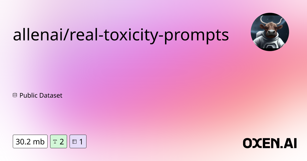 Settings - allenai/real-toxicity-prompts - allenai/real-toxicity ... Settings - allenai/real-toxicity-prompts - allenai/real-toxicity ...